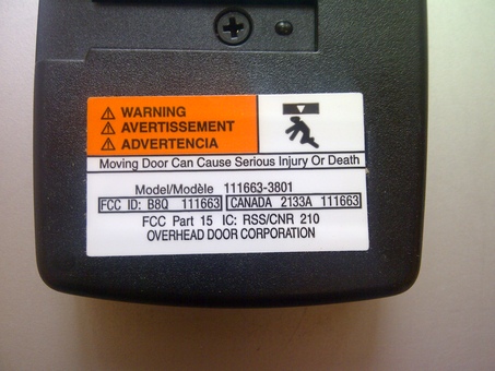 Remote Controls for Older Model Overhead Door Openers