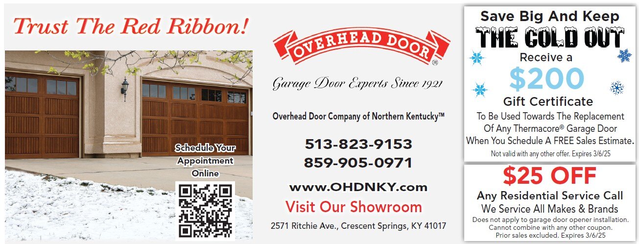 Garage Door Coupons & Specials | Cincinnati | Overhead Door